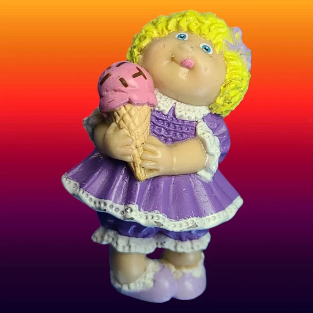 VINTAGE 1984 CABBAGE Patch Kids PVC Figurine with ICE CREAM CONE $7.49 ...