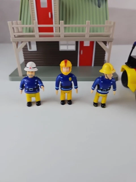 CBEEBIES FIREMAN SAM Mountain Lodge Playset Jeep & Figures Toy Bundle ...