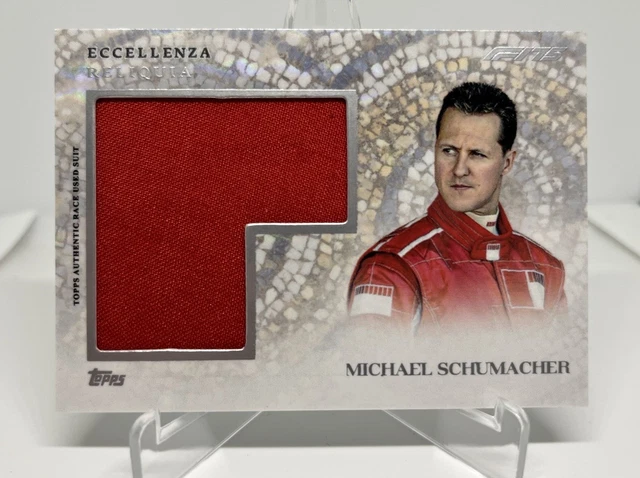 TOPPS F1 ECCELLENZA 2025 Michael Schumacher Reliquia Jumbo Patch/relic ...