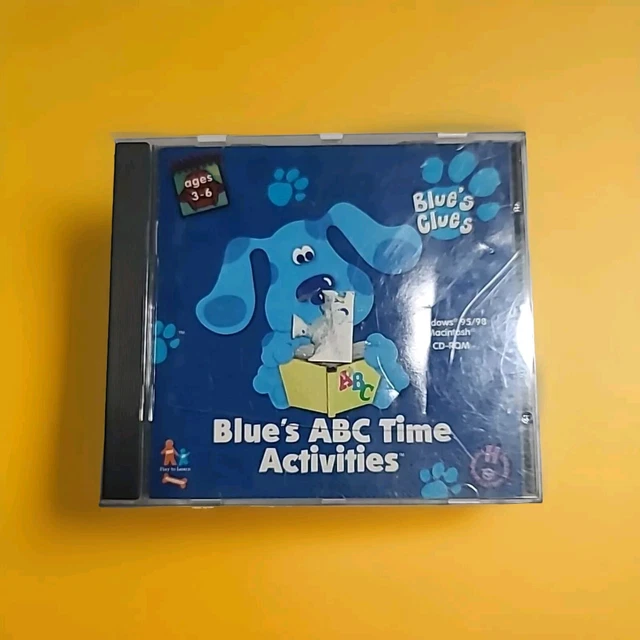 BLUE'S CLUES: BLUE'S ABC Time Activities (PC CD-ROM Educational Age 3-6 ...