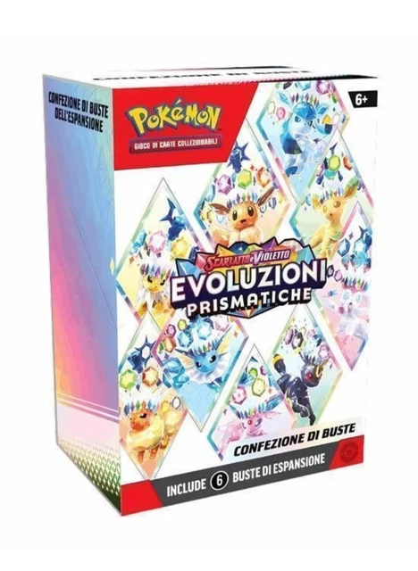 POKÉMON EVOLUZIONI PRISMATICHE Bundle Box 6 Bustine Italiano EUR 58,90 ...