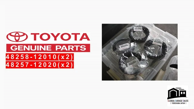 TOYOTA COROLLA AE86 Genuine Rear Coil Spring Insulator Upper & Lower ...