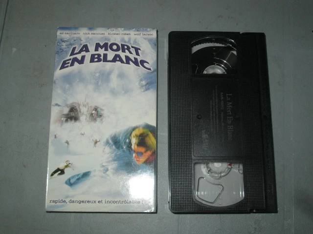 LA MORT EN Blanc/ Avalanche Alley (VHS)(French) Tested Ed Marinaro Rare ...