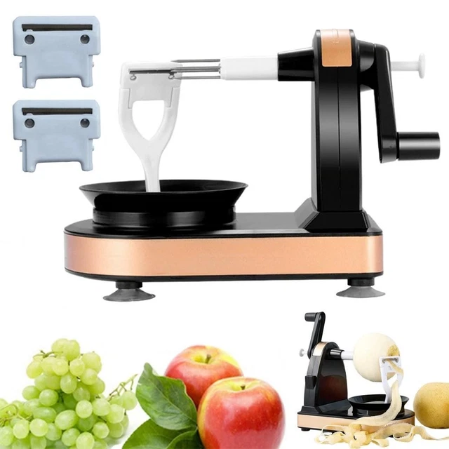 HAND-CRANKED APPLE PEELER & Slice Fruit Processing Machine U4 ...