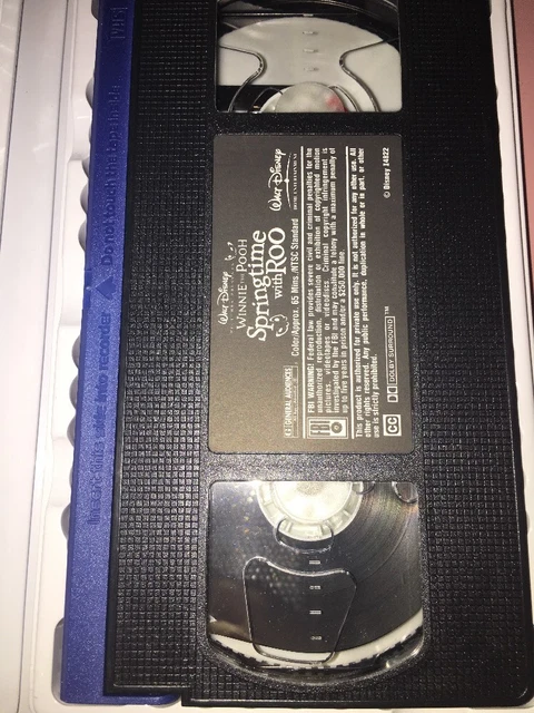 DISNEY'S WINNIE THE POOH - SPRINGTIME WITH ROO VHS TAPE Spring Time £54 ...