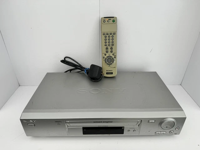 SILVER SONY SLV-SE720G VHS Video Cassette Recorder VCR £37.99 - PicClick UK