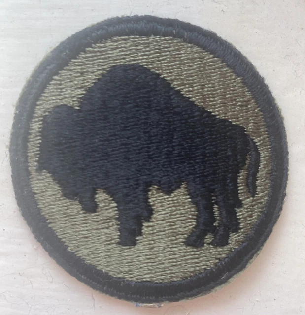 WW2 US ARMY Division Patches - 92nd Infantry Division patch - 100% ...