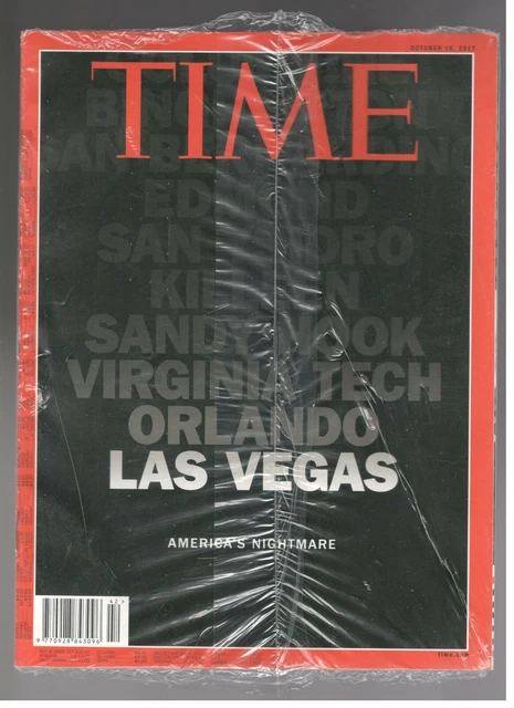 AMERICA NIGHTMARE LAS Vegas Orlando Time Magazine October 16, 2017 ...