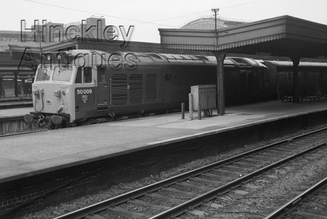 LARGER NEGATIVE BRITISH Railway Diesel Loco Class 50 50009 at ...