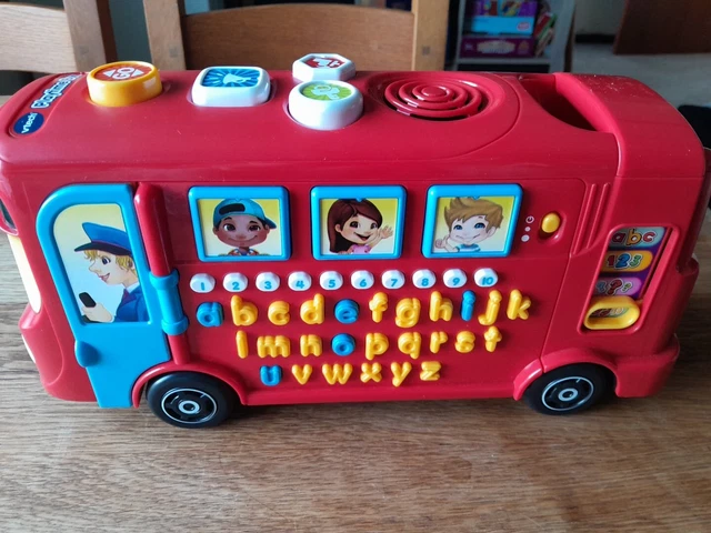 VTECH PLAYTIME BUS with Phonics Interactive Talking Bus Early Years ...