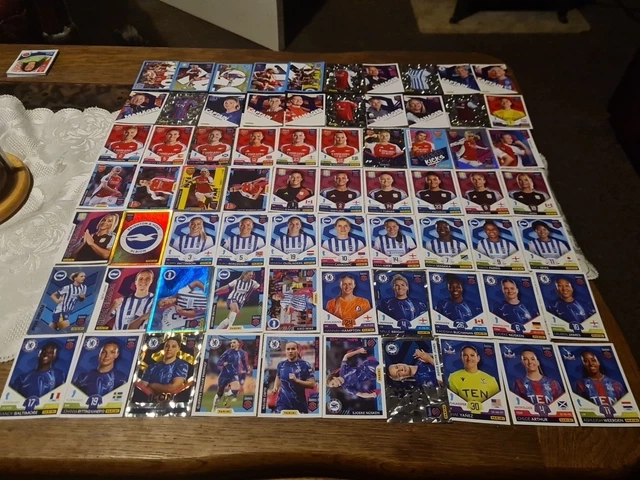 PANINI WSL WOMENS Super League 2025 Official Sticker Collection Bundle ...