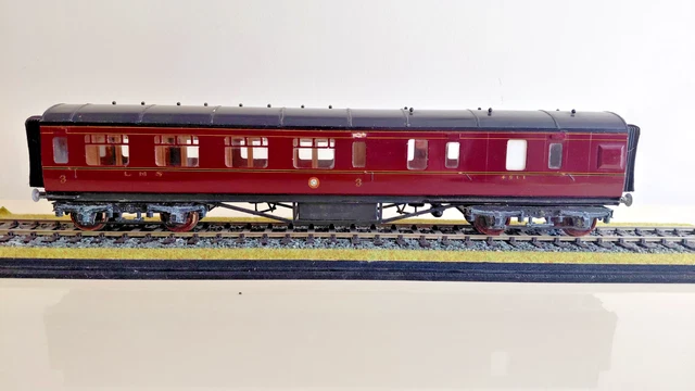 KIT BUILT O Gauge LMS Corridor Brake 3rd coach. £52.68 - PicClick UK
