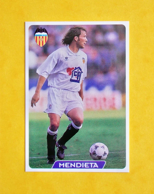 172 GAIZKA MENDIETA / Valencia / Fichas De La Liga 1995 1996 95 96 ...
