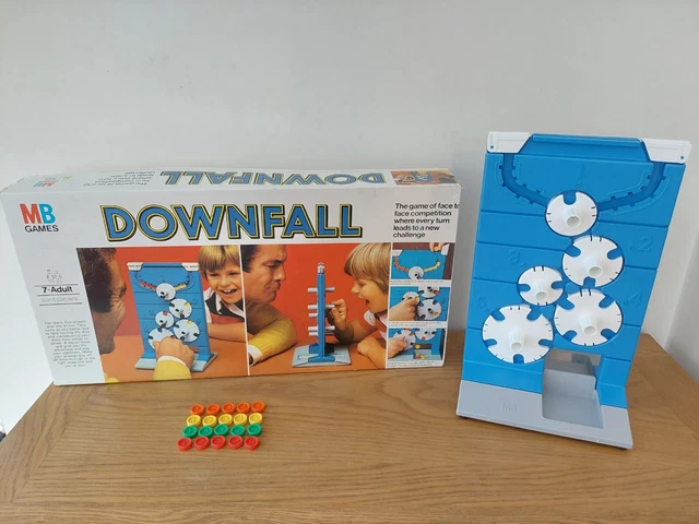 VINTAGE MB GAMES Downfall Board Game 1977 Version Retro Boxed Family ...