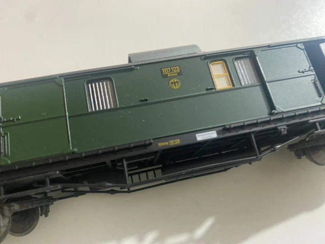 FLEISCHMANN 5080 HO Gauge 107123 Altona Baggage Car With Sliding Doors ...