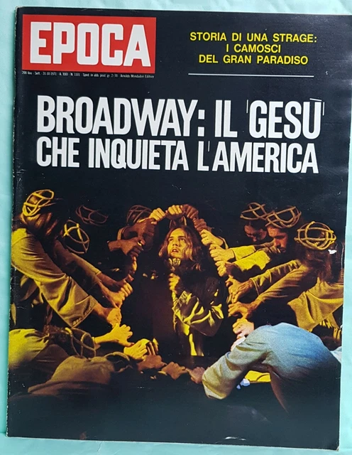 RIVISTA EPOCA-1971-N.1101-JESUS CHRIST Superstar-Leroy Da Vinci-Praga ...