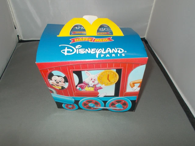 MCDONALDS HAPPY MEAL empty box Disneyland Paris Train box £3.50 ...