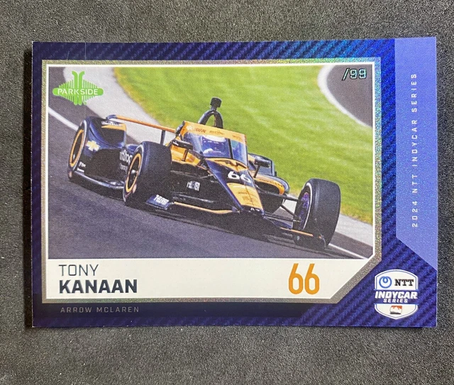 2024 PARKSIDE NTT IndyCar Tony Kanaan feuille bleue parallèle /99 *lire ci-dessous* EUR 3,35 ...