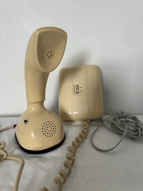 RARE VINTAGE LM Ericsson Cream Cobra Ericofon Telephone Rotary Dial ...