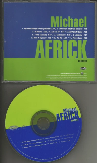 MICHAEL AFRICK SELF Tilted ULTRA RARE NEVER RELEASED ADVNCE PROMO DJ CD ...