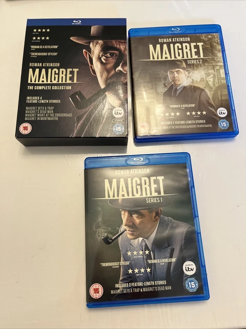 MAIGRET: THE COMPLETE Collection Blu-Ray (2018) Rowan Atkinson cert 15 ...
