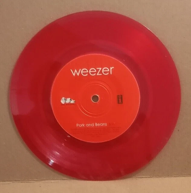 WEEZER PORK AND Beans RED PROMO 7" VINILE 2008 Interscope Records! EUR 22,83 - PicClick IT