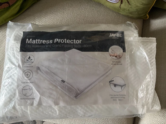 JAY-BE® WATERPROOF MATTRESS Protector for Rollaway & Grand Folding Beds ...
