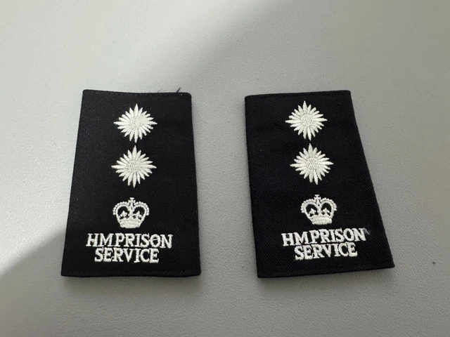 OBSOLETE HM PRISON Service Epaulettes (Principal Officer) £9.19 ...