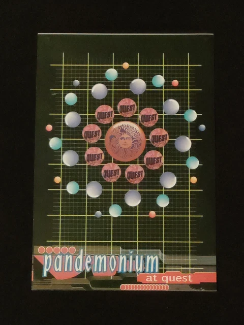 PANDEMONIUM AT QUEST rave flyer, 1990's rave flyers, VGC £1.50 ...