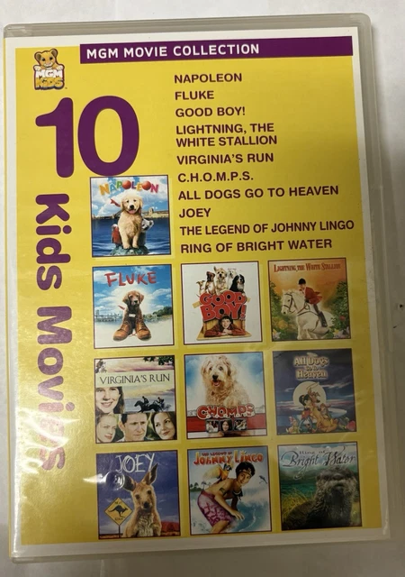 MGM MOVIE COLLECTION: 10 Kids Movies DVD Out Of Print Description Has ...