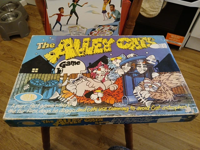 THE ALLEY CATS Vintage Board Game 1976 Ideal Retro Games Checked ...