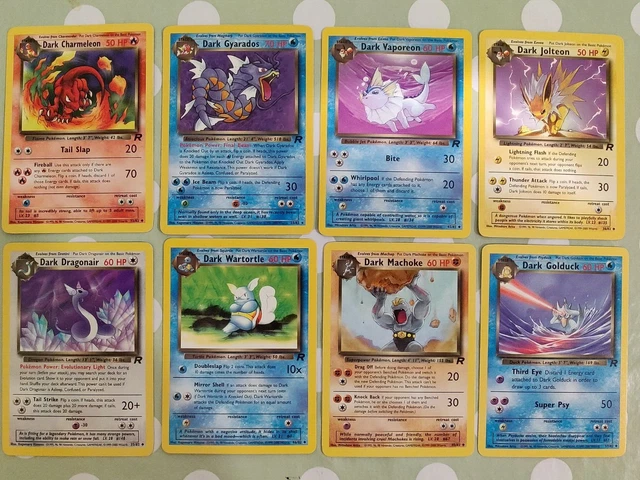 POKÉMON TCG - Team Rocket Set Dark Pokémon Uncommon - WOTC - NM - 13 ...
