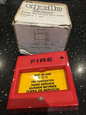 APOLLO XP95 CLASSIC Addressable Mcp Manual Call Point Break Glass Unit ...