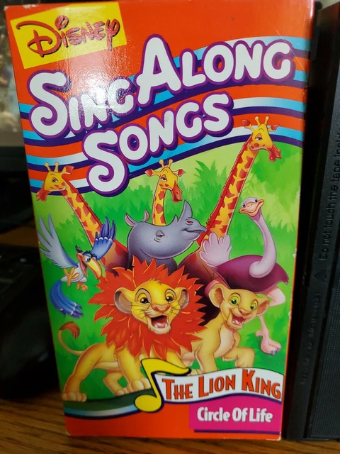 DISNEY’S SING ALONG Songs - The Lion King: Circle of Life (VHS, 1994 ...