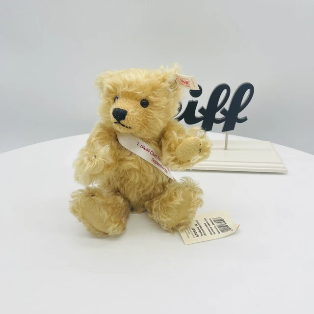 STEIFF TEDDYBÄR ZUM 1. Steiff Clubtreffen 2000 670527 limitiert 22cm Mohair EUR 54,90 - PicClick DE