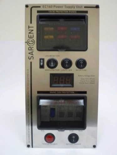 SARGENT SILVER EC160V 230V Campervan Power Management System Battery ...