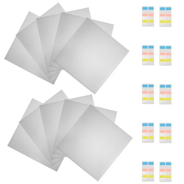 10 SETS FILE Organizer Document Bag Folder Plastic Folders for School ...