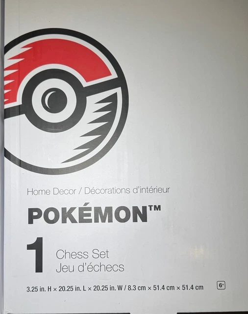POKÉMON CENTER EXCLUSIVE - Pokémon Chess Set - New in Box (open box) £ ...