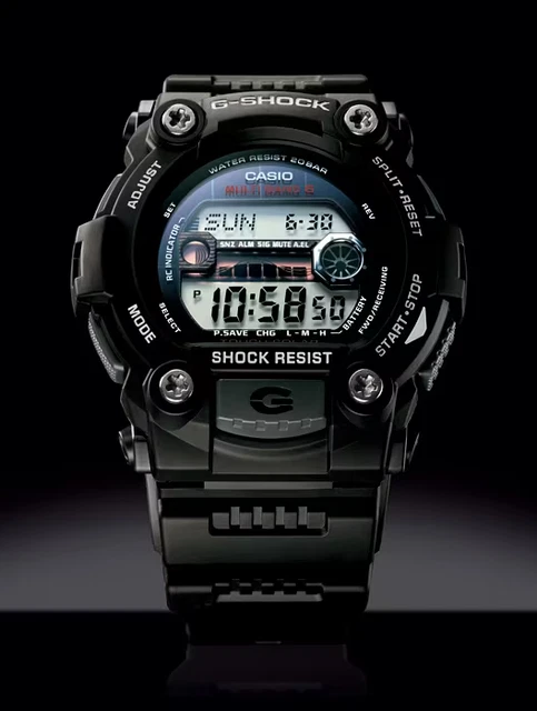 OROLOGIO CASIO G-SHOCK Rescue GW-7900-1CF Duro Solare Atomico Quarzo ...