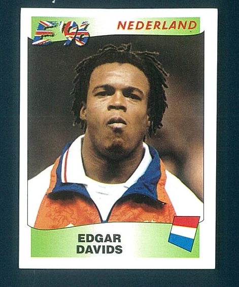 Figurina Calciatori Panini Europa 96 N 86 Davids Olanda Nuova Eur