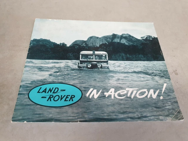 1965 ? LAND ROVER in Action ! Original Sales Brochure RARE $95.00 ...