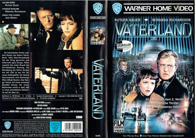 (VHS) FATHERLAND - Rutger Hauer, Miranda Richardson, Peter Vaughan ...