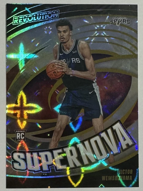 2023-24 PANINI REVOLUTION Victor Wembanyama Rookie Galactic Supernova ...