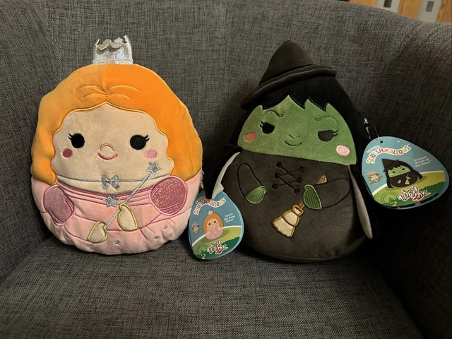 SQUISHMALLOWS SOFT TOYS - 8” Wizard Of Oz / Wicked Witches Glinda ...