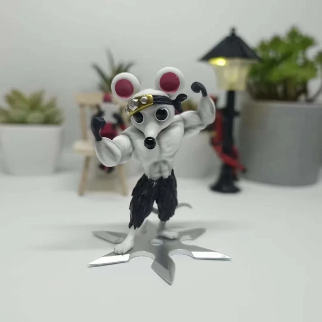 ANIME DEMON SLAYER Uzui Tengen GK Muscle Rat Model no Box New Toy 8cm ...