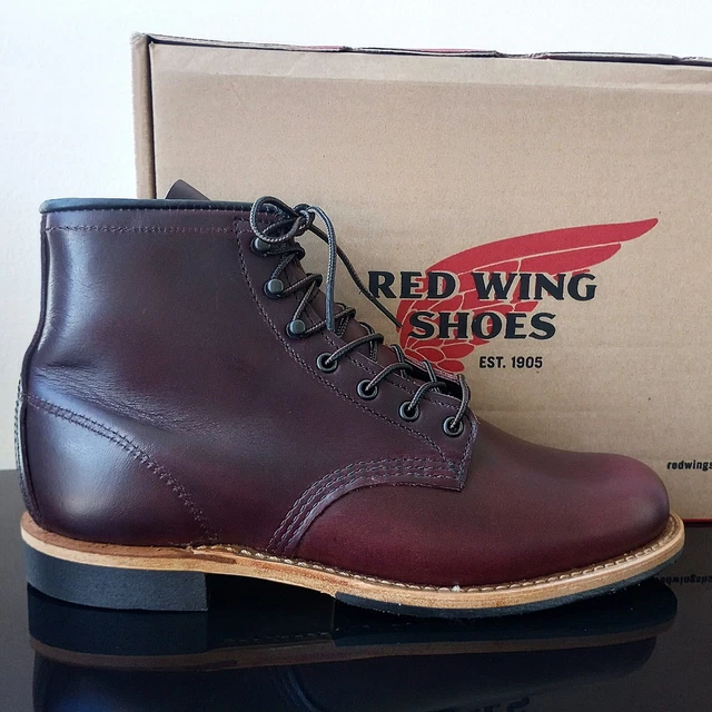 RED WING HERITAGE Men's Beckman 6-Inch Boot in Amazing Black Cherry-Made in USA £350.54 ...