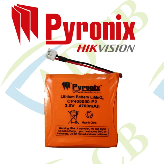 PYRONIX BATT-RKP1 3V Battery (Single) For Ledrkp-We Enforcer Wireless ...