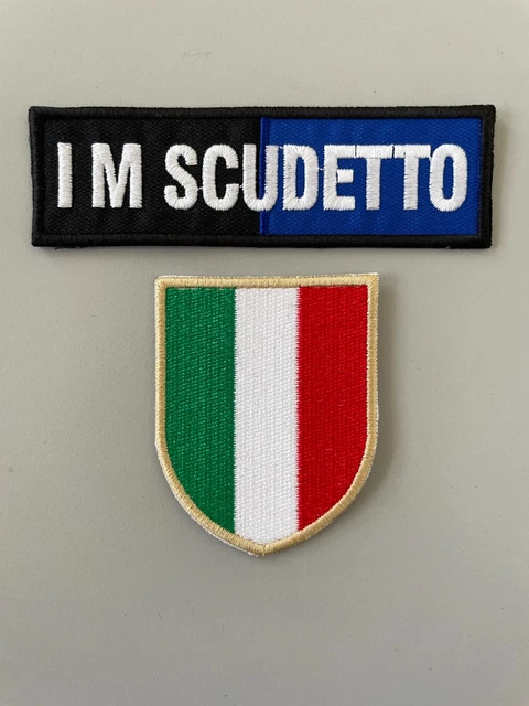 PATCH INTER CAMPIONE D'italia Ricamato Im Scudetto Cm10X3 E Scudetto ...