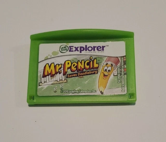 LEAPSTER EXPLORER MR Pencil Saves Doodleburg learning Game Cartridge £7 ...
