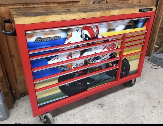 TOOL BOX GRAPHICS /Decals Fits 53" Snap On Toolbox Transform Your Box £ ...